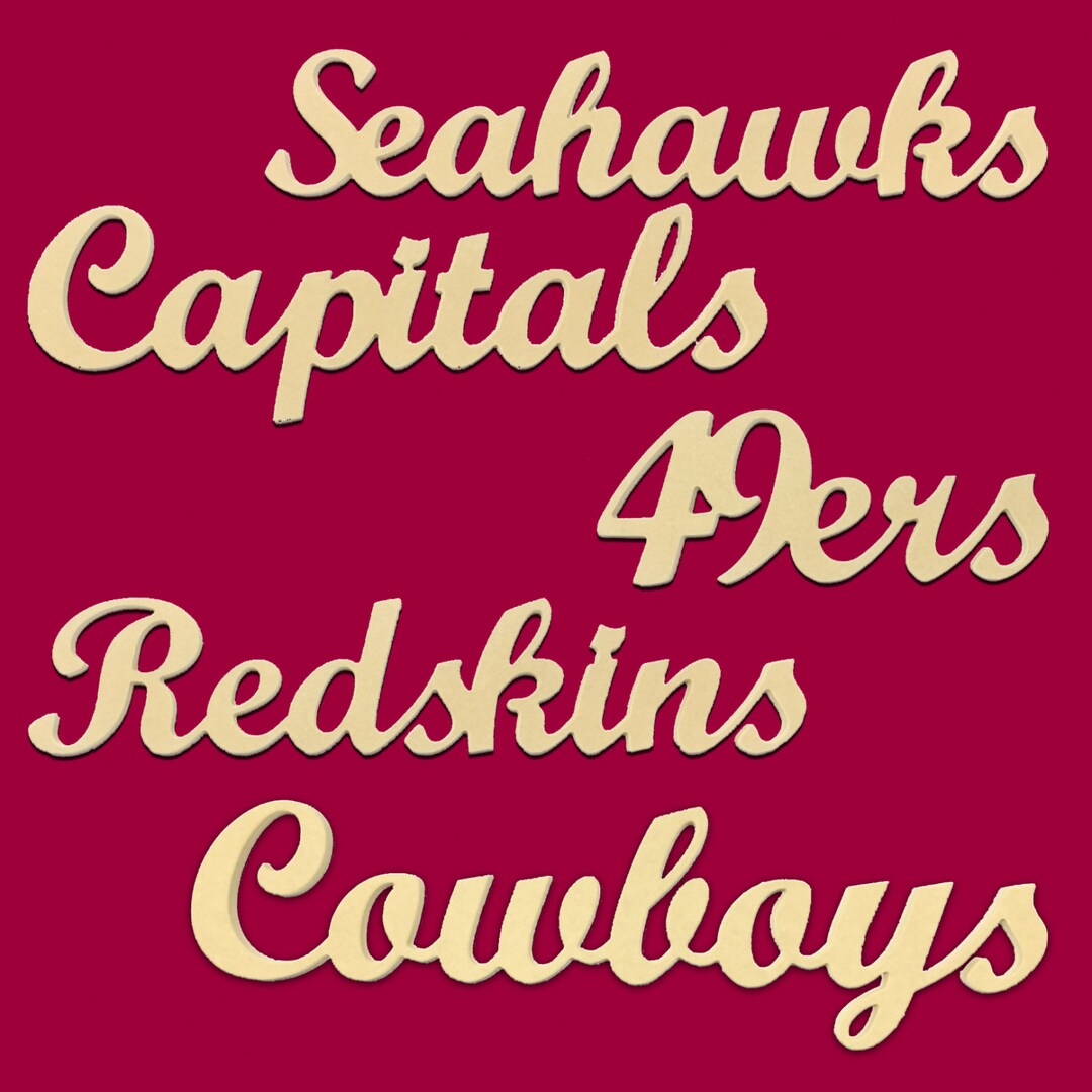 8 Tall Football Baseball Team Names Unfinished DIY Etsy 8-tall-football-baseball-team-names-unfinished-diy-etsy