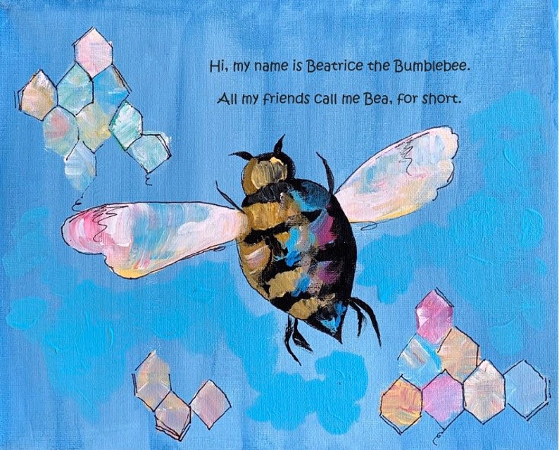 Beatrice the Bee Childrens Picture Book - Etsy