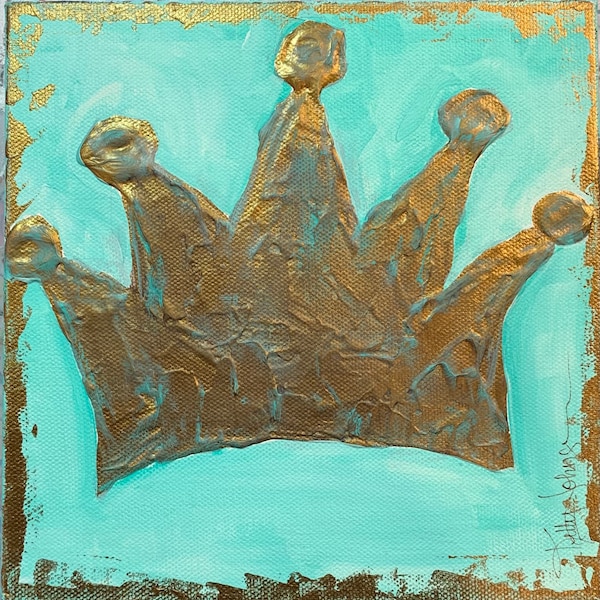 Crown Wall Canvas - Etsy