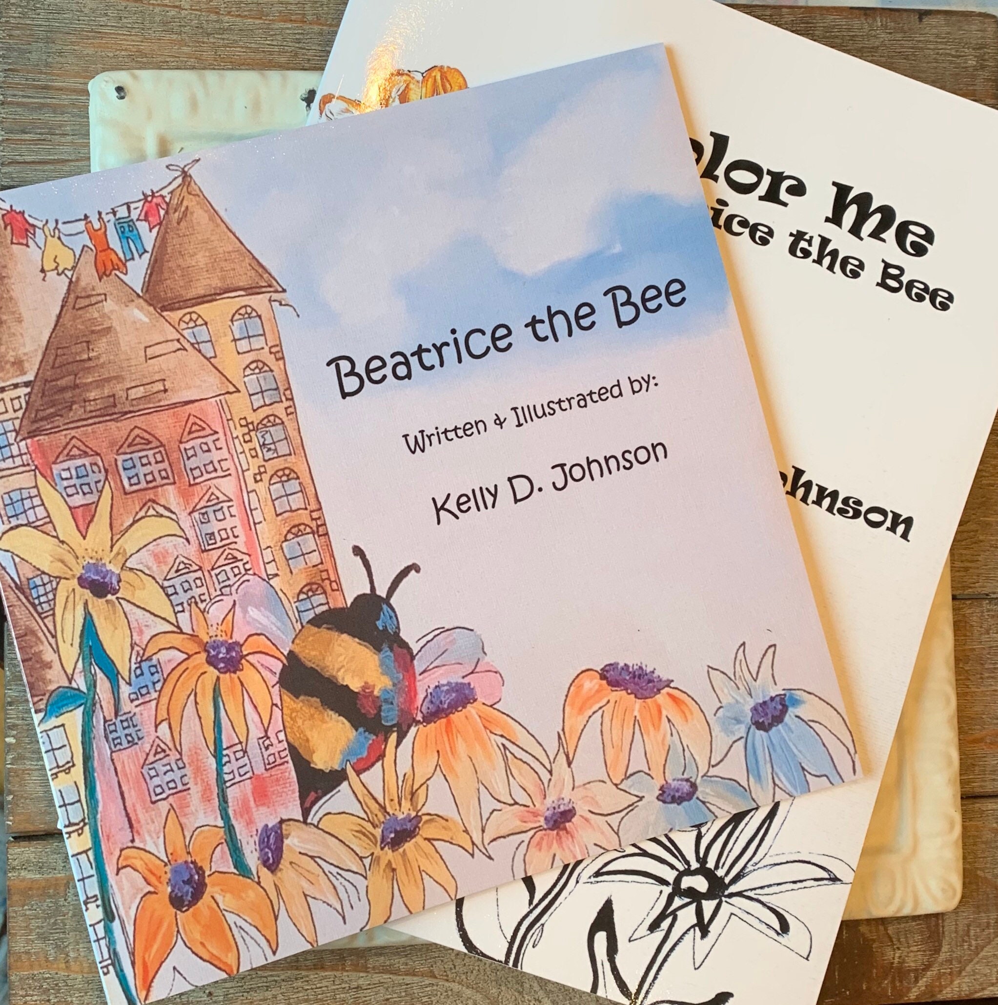 Set of Book and Coloring Book: Beatrice the Bee and Color Me Beatrice ...