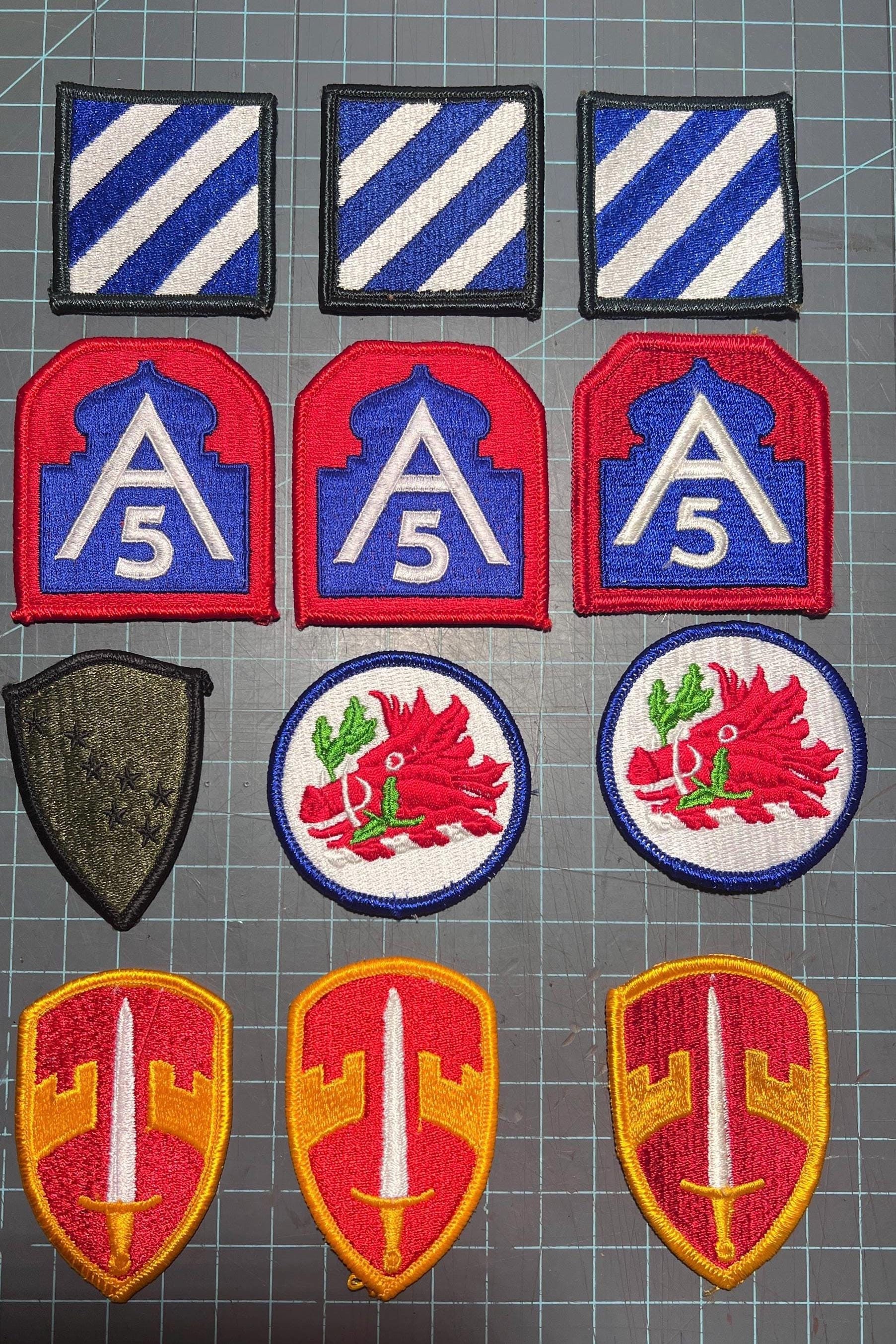 12 Assorted US Army Patches - Etsy