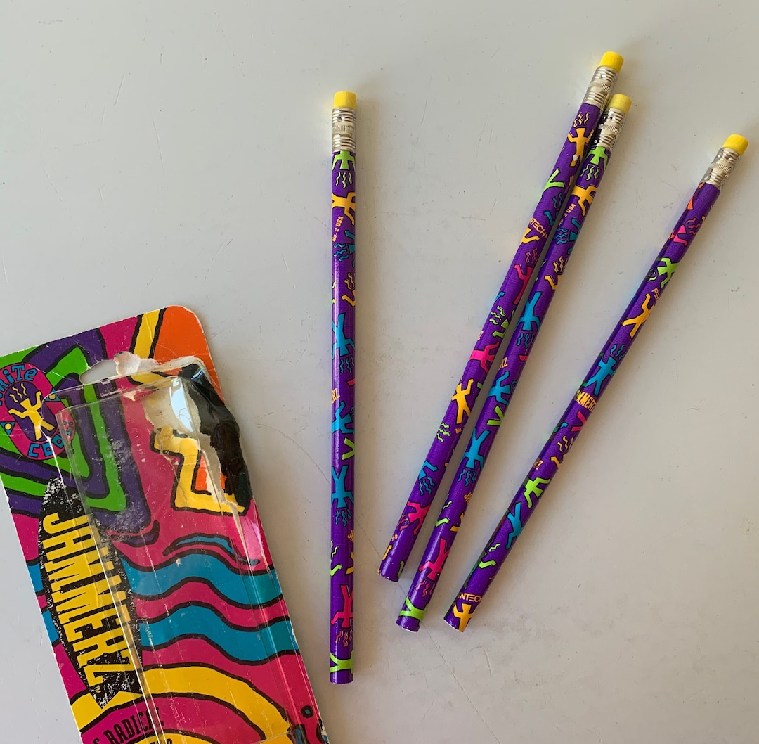 4 Pentech Jammerz Unused Pencils/90s Jammerz Pencils - Etsy