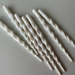 Set of 7 Long Hard Plastic Ice Cycle Ornaments/vintage Ice Cycle ...