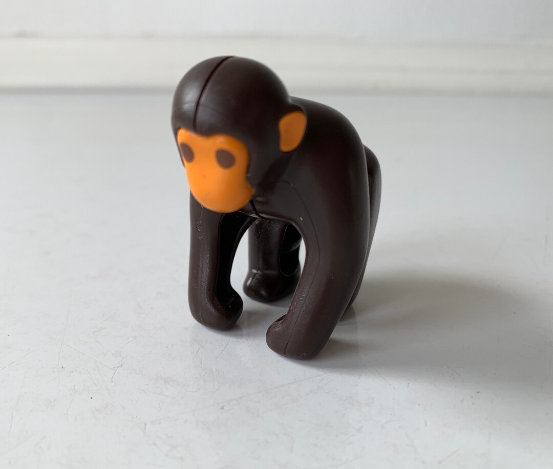 2 Inch Hard Plastic Toy Monkey/vintage Toy Monkey/plastic Monkey - Etsy
