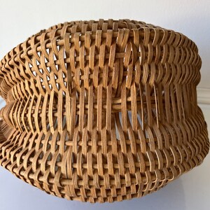 Antique Crescent Circle Basket - Etsy