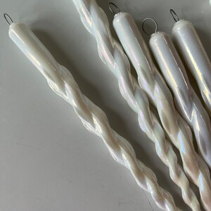 Set of 7 Long Hard Plastic Ice Cycle Ornaments/vintage Ice Cycle ...