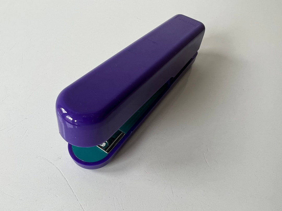 Purple and Teal Boston Stapler 5 Inches Retro Office Supplies - H - Etsy
