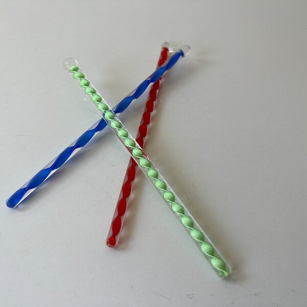 Glass Swizzle Stick - Etsy