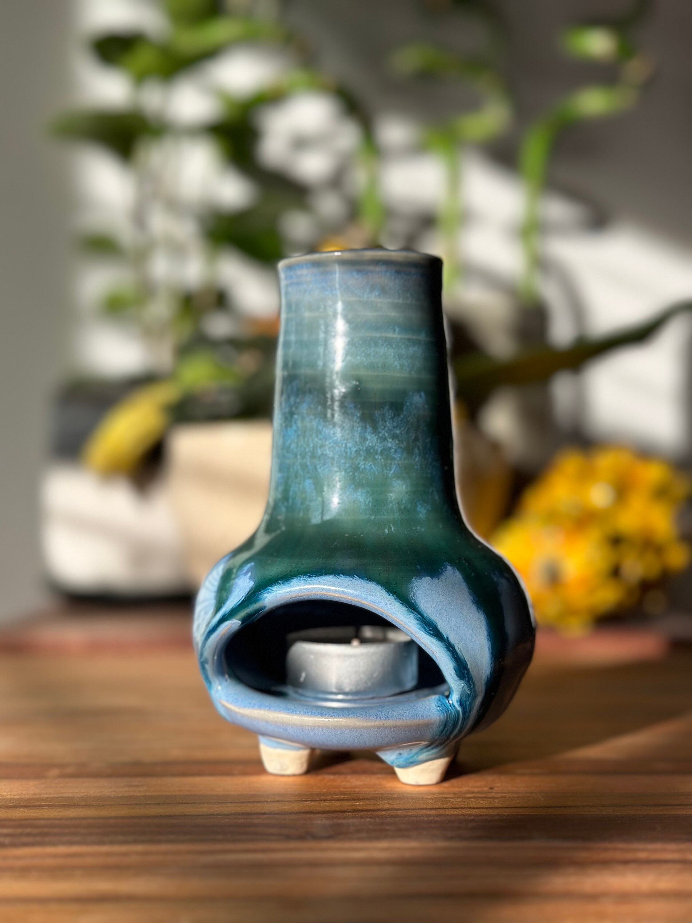 Ceramic Mini Chiminea Incense Burner - Etsy