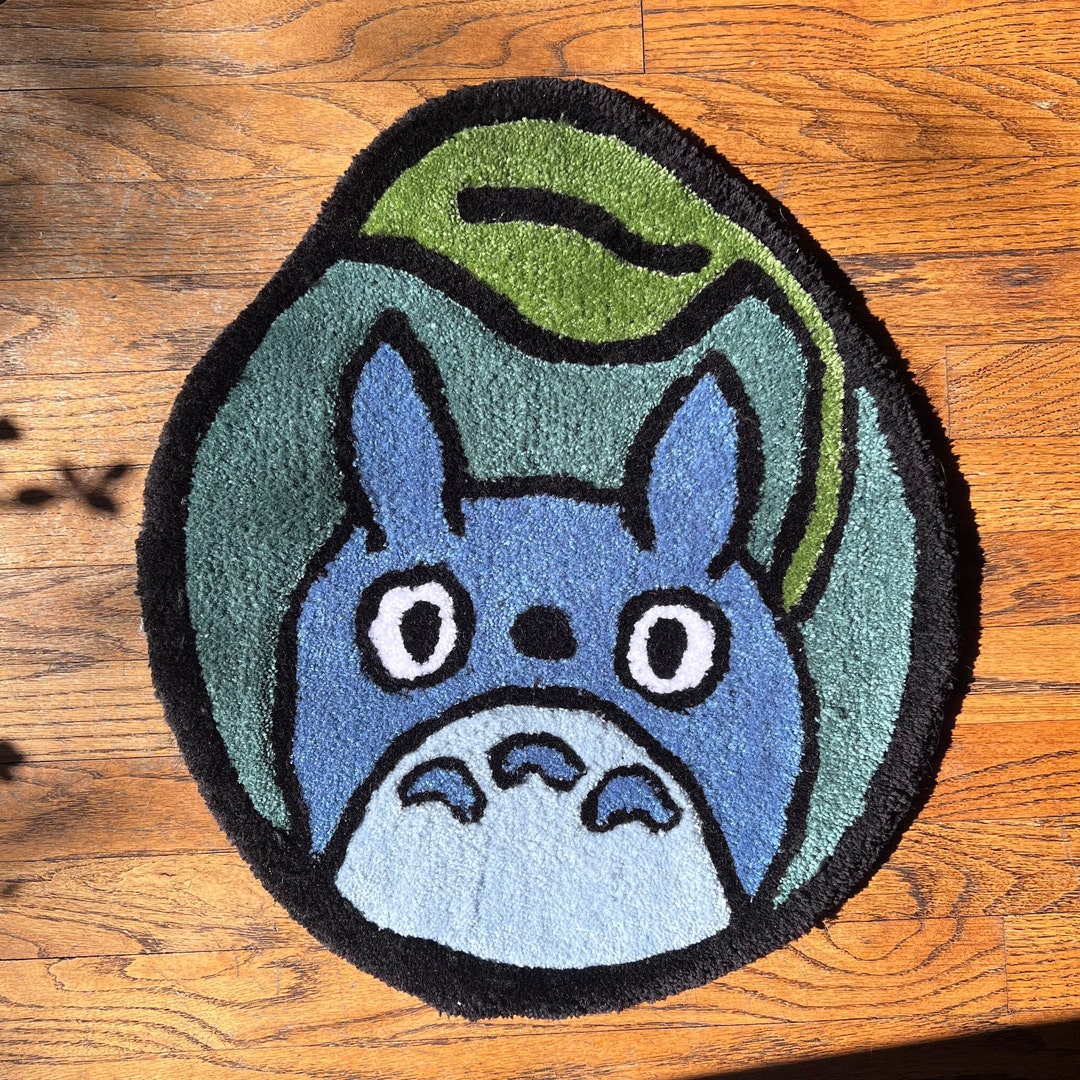 Ghibli Totoro Hand Tufted Rug - Etsy