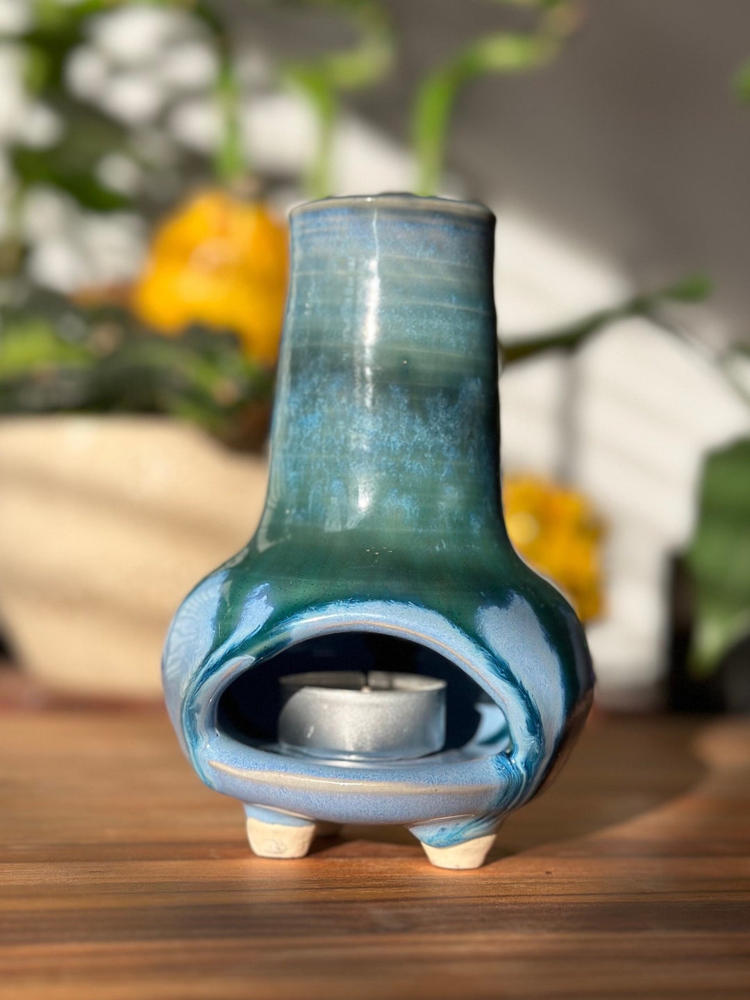 Ceramic Mini Chiminea Incense Burner - Etsy