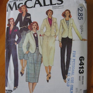 Mccalls 6413 Sewing Pattern - Etsy