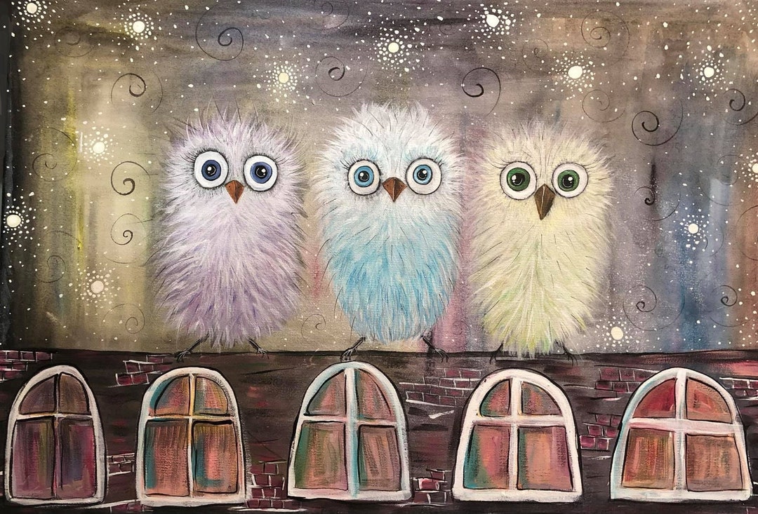 Rice Paper for Decoupage Scrapbook Craft Fluffy Owls 785 - Etsy