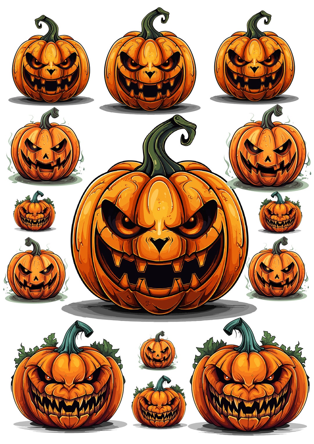 Rice Paper for Decoupage Scrapbook Craft Halloween Pumpkins 687 - Etsy