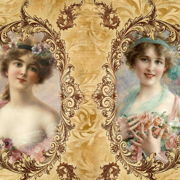 Decoupage Paper Vintage - Etsy