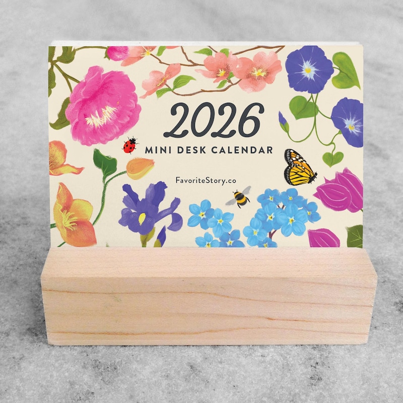Small Desk Calendar 2026 - Etsy