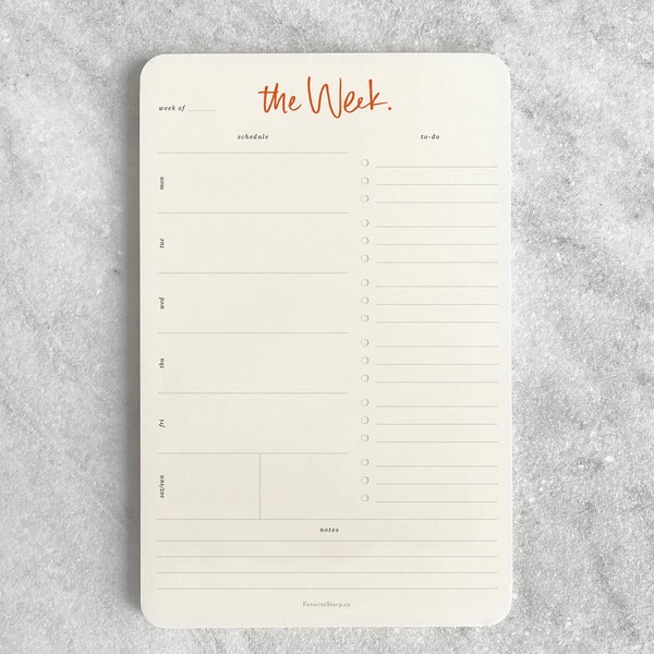 To Do List Pad - Etsy