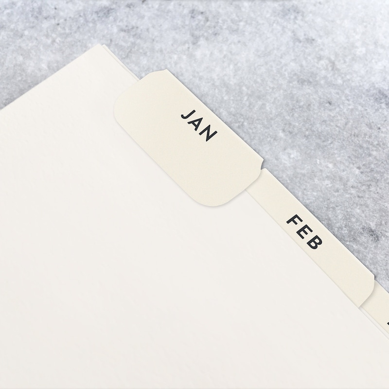 Monthly Planner Tabs - Etsy