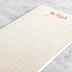 Weekly Planner Notepad to Do List Pad Desk Pad Organizer Task Planner ...