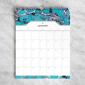 2025 Monthly Calendar | Illustrated Wall Calendar 2025 | 2025 Calendar ...