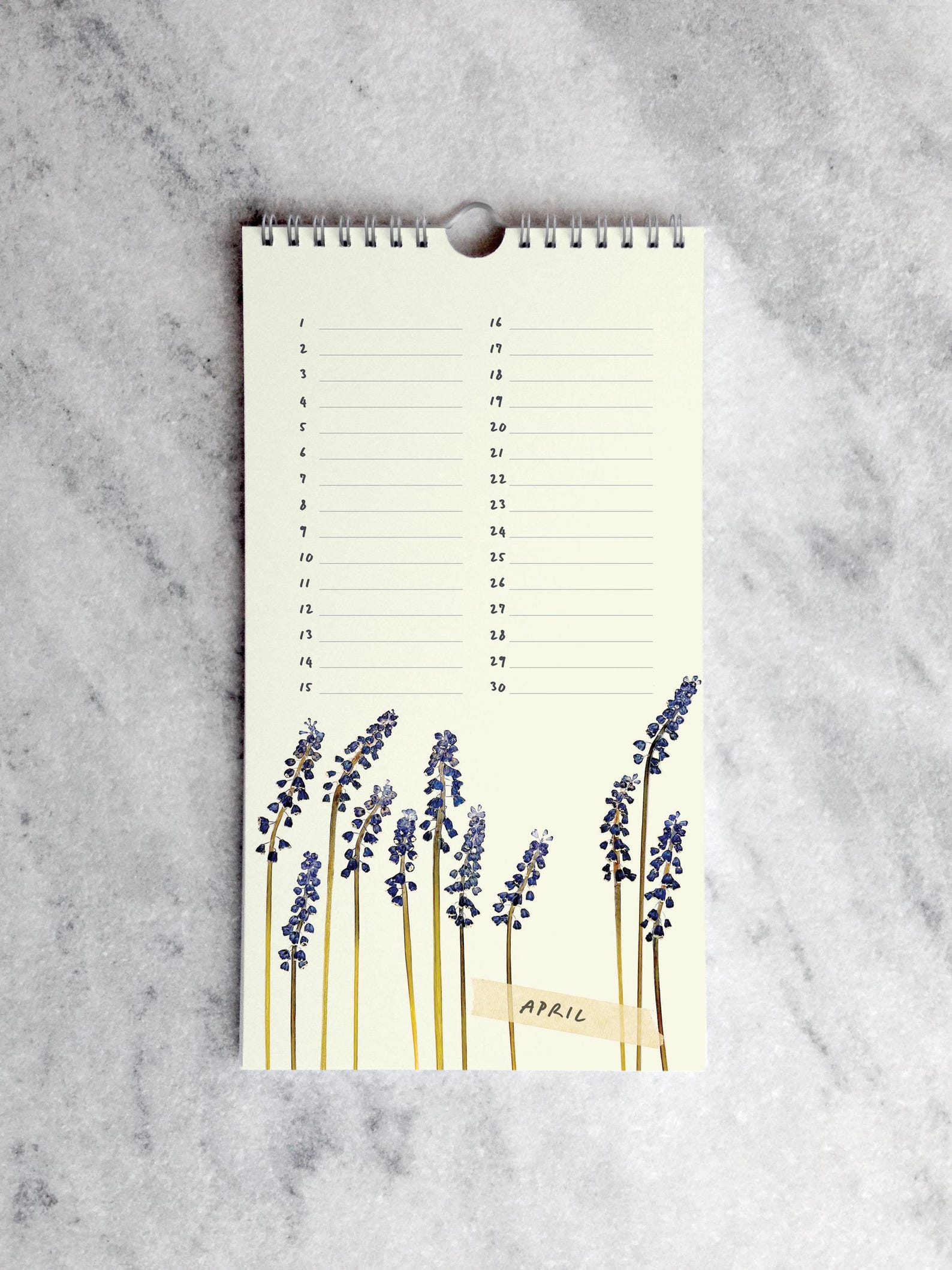 Pressed Flower Perpetual Calendar: Birthday & Anniversary Tracker - Etsy