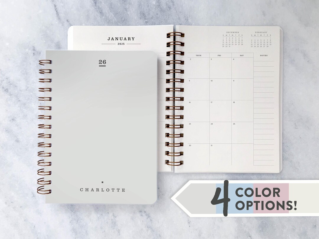 2026 Planner | Personalized Planner 2026 | Custom Weekly Planner | Wire ...