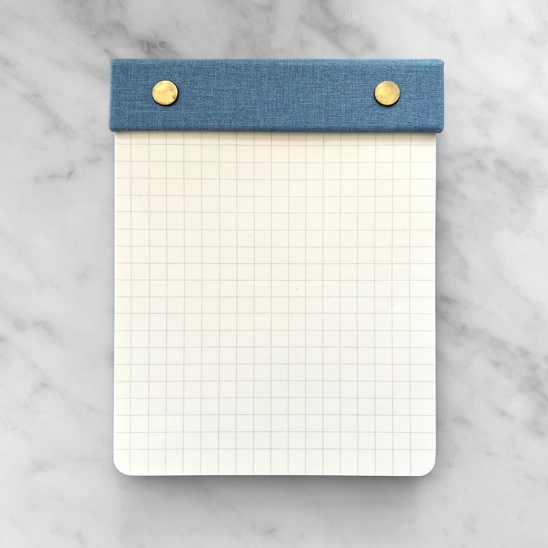 Refillable Notepad Grid - Etsy