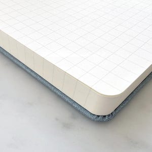 Grid Notepad With Brass Screws | Custom Desk Pad | Notepad With ...