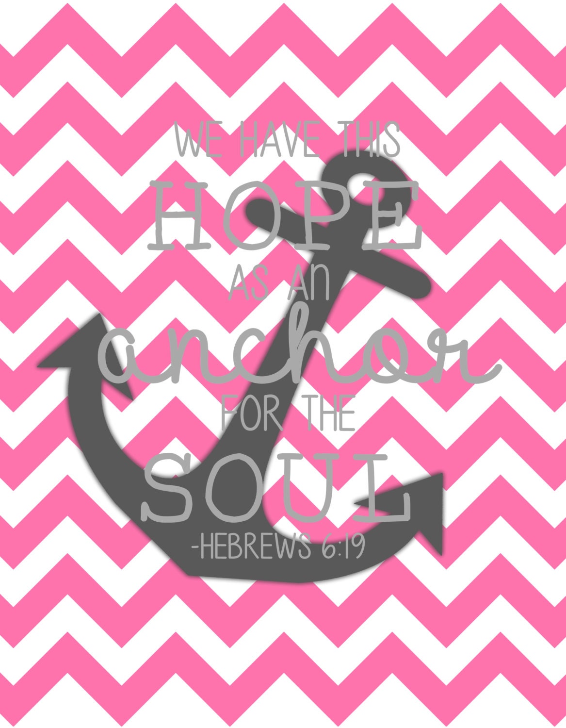 Nautical Theme Prints in Navy & Pink Chevron - Etsy