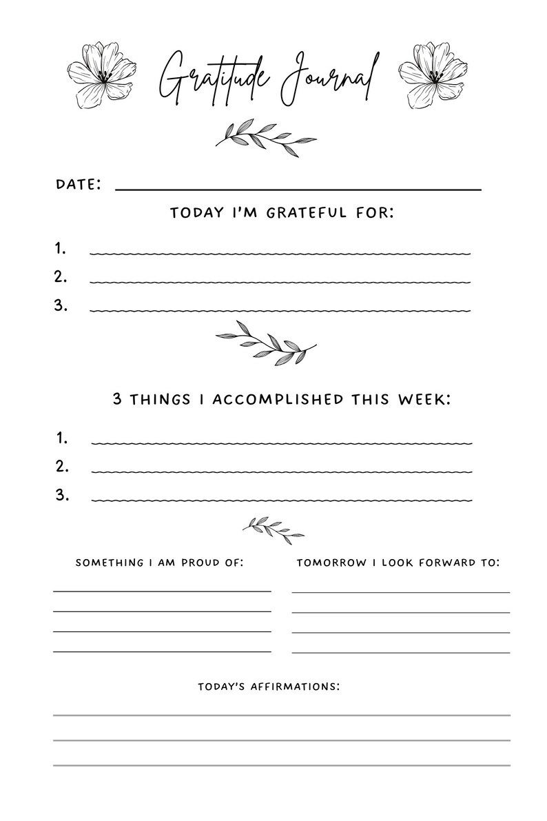 Foxes Gratitude Journal Monthly Weekly 52 Weeks 6x9 Journals Thankful ...