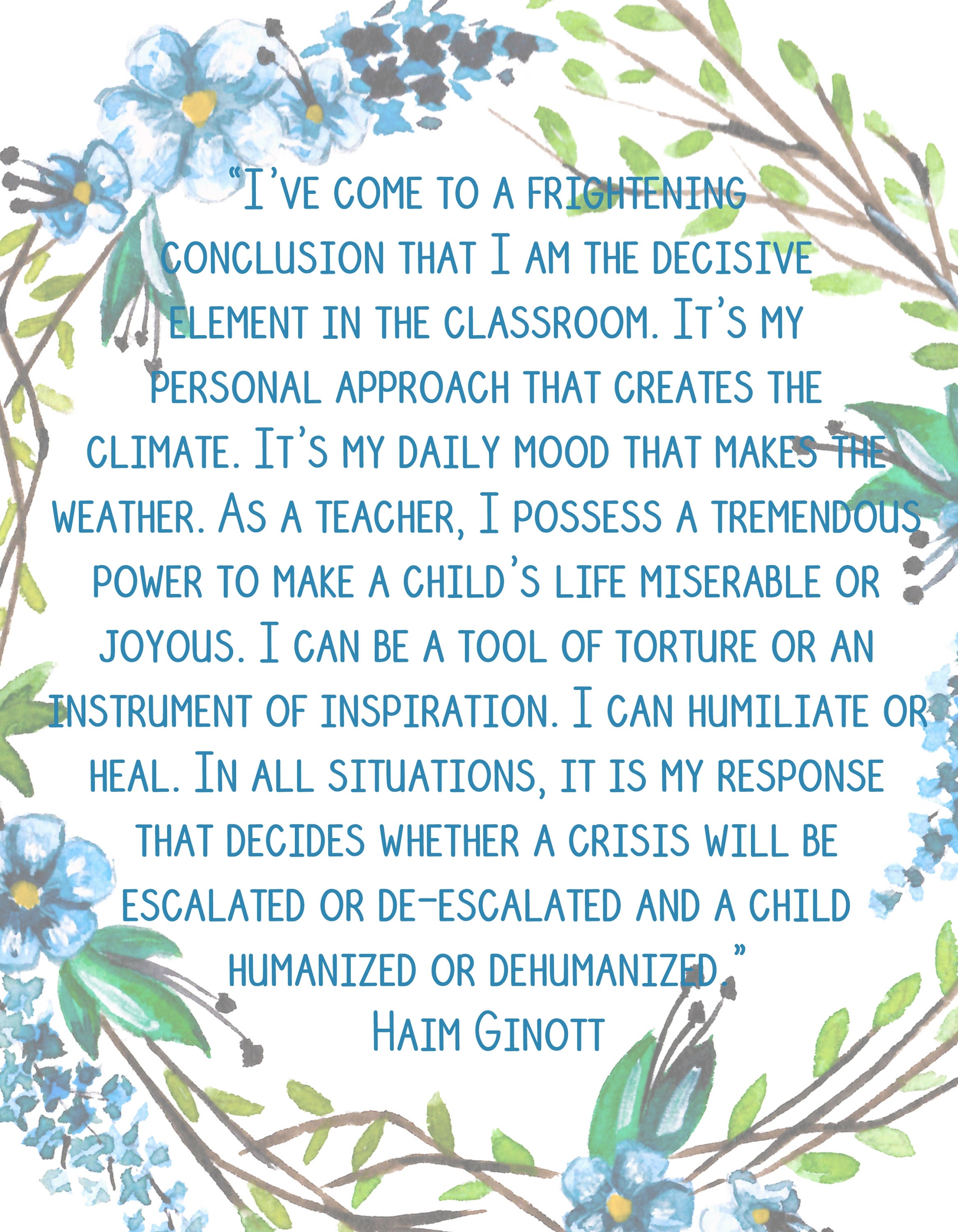 Haim Ginott Quotes