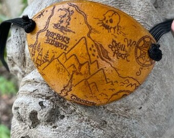 Eye Patch Gold Medallion Gothic Steampunk Pirate Buccaneer Fantasy ...