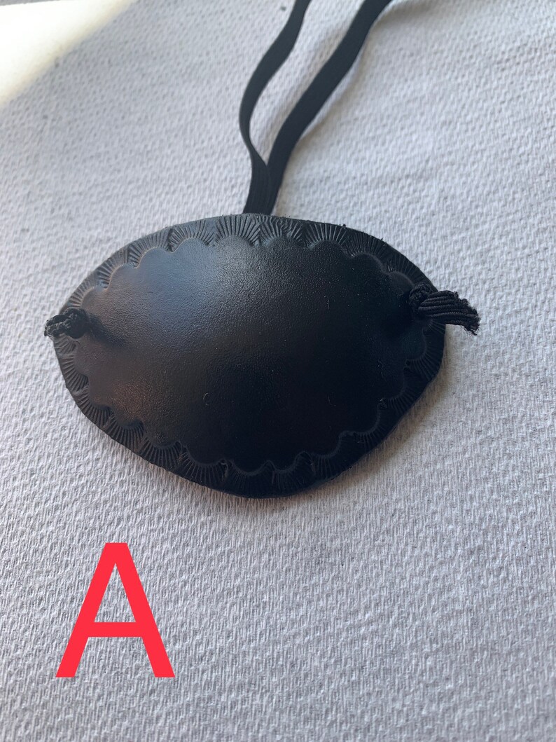 Captain Jay Handmade Leather Eye Patch - Etsy