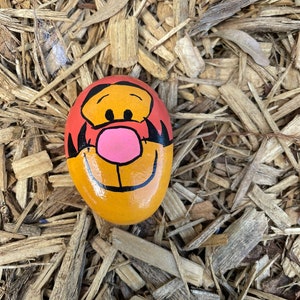 Painted Character Rocks - Etsy