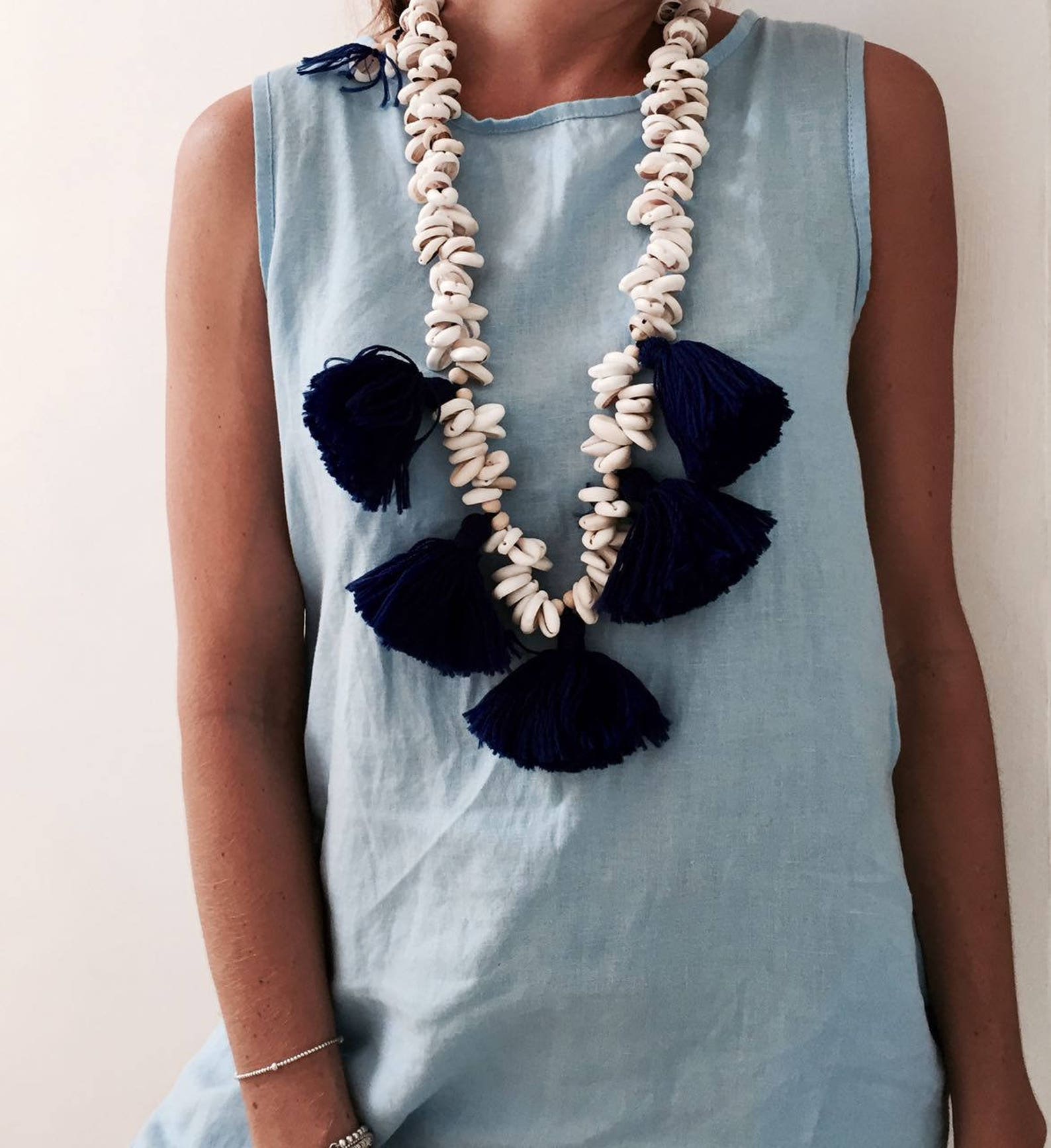 Tribal Shell Necklace Statement Jewellery With Sea Shells - Etsy