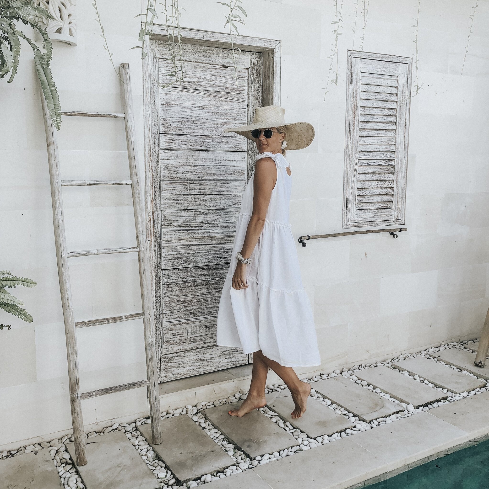 The OSTUNI Dress, Long Linen Tiered Frill Dress by LJC Designs - Etsy UK