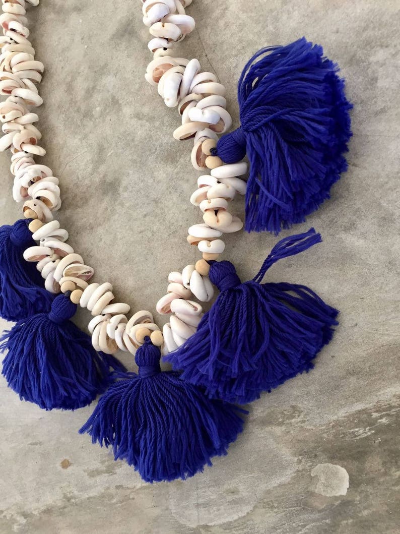 Tribal Shell Necklace Statement Jewellery With Sea Shells | Etsy