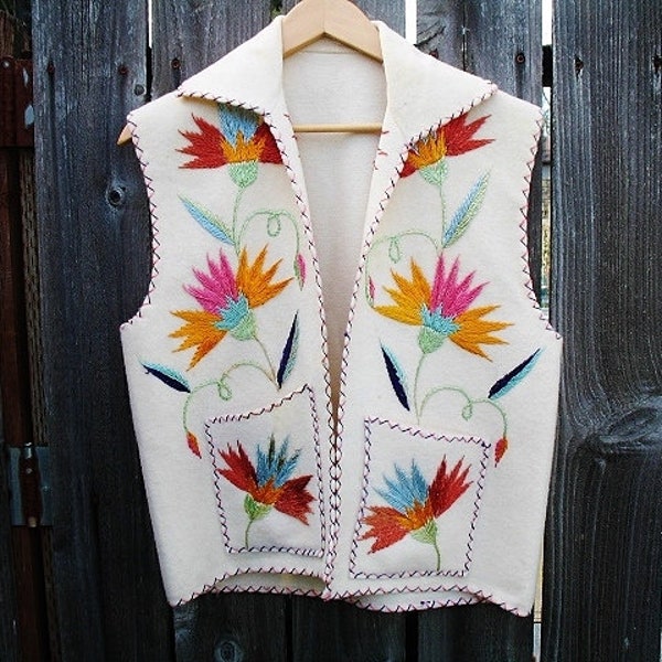 Floral Vest - Etsy