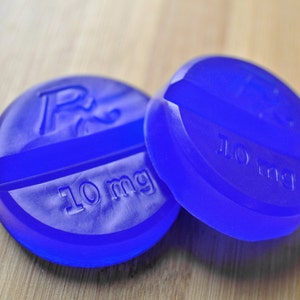 2 Pill Soaps Round Soap Pill A Perfect Doctor / Pharmacist | Etsy