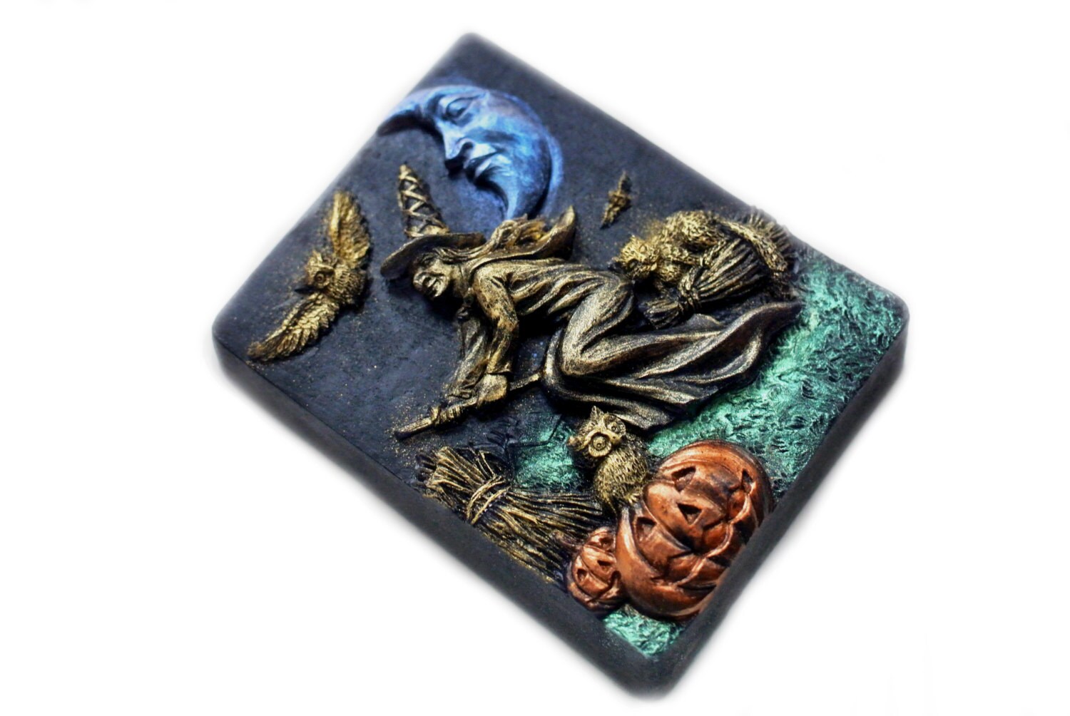 Witch Soap A Halloween Soap Mica on Surface | Etsy