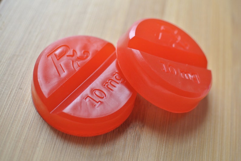 2 Pill Soaps Round Soap Pill A Perfect Doctor / Pharmacist | Etsy