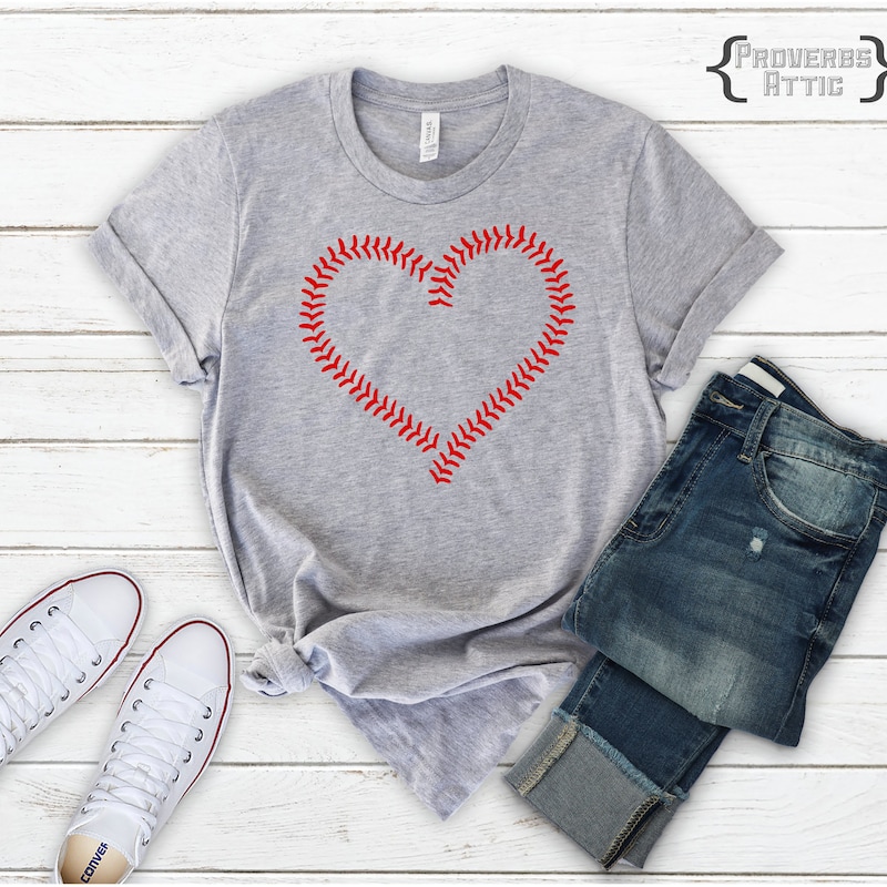 Baseball Heart - Etsy