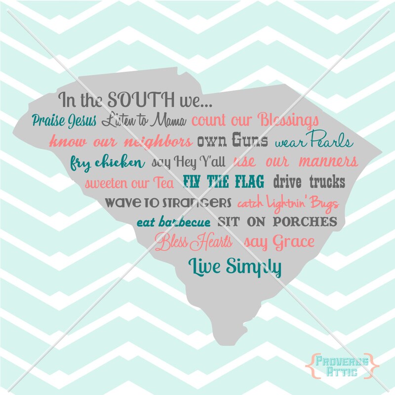 South Carolina Decal - Etsy