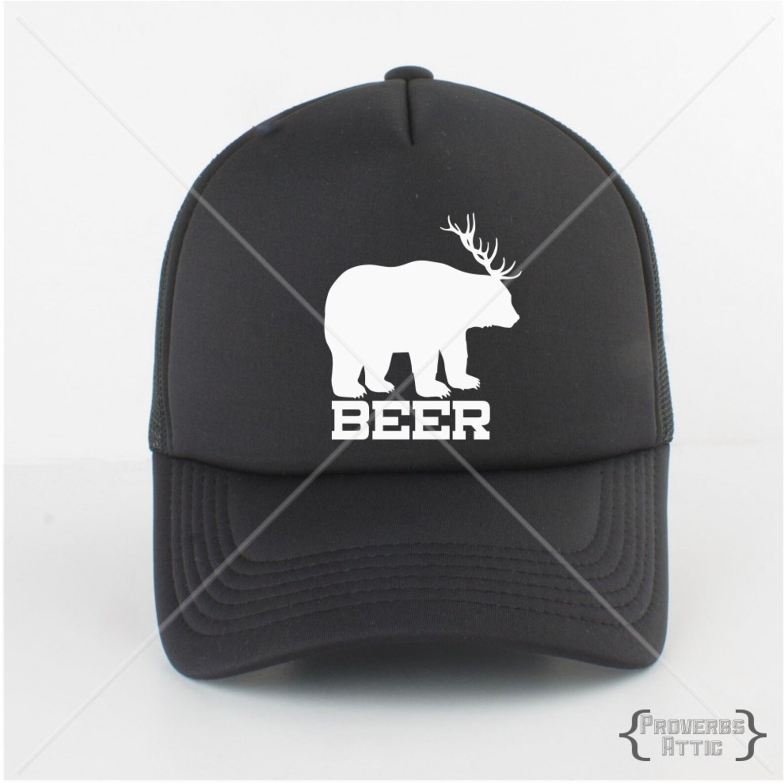 BEAR DEER BEER Decal T-shirt Vinyl Car Truck Hat Window Sign Sticker ...
