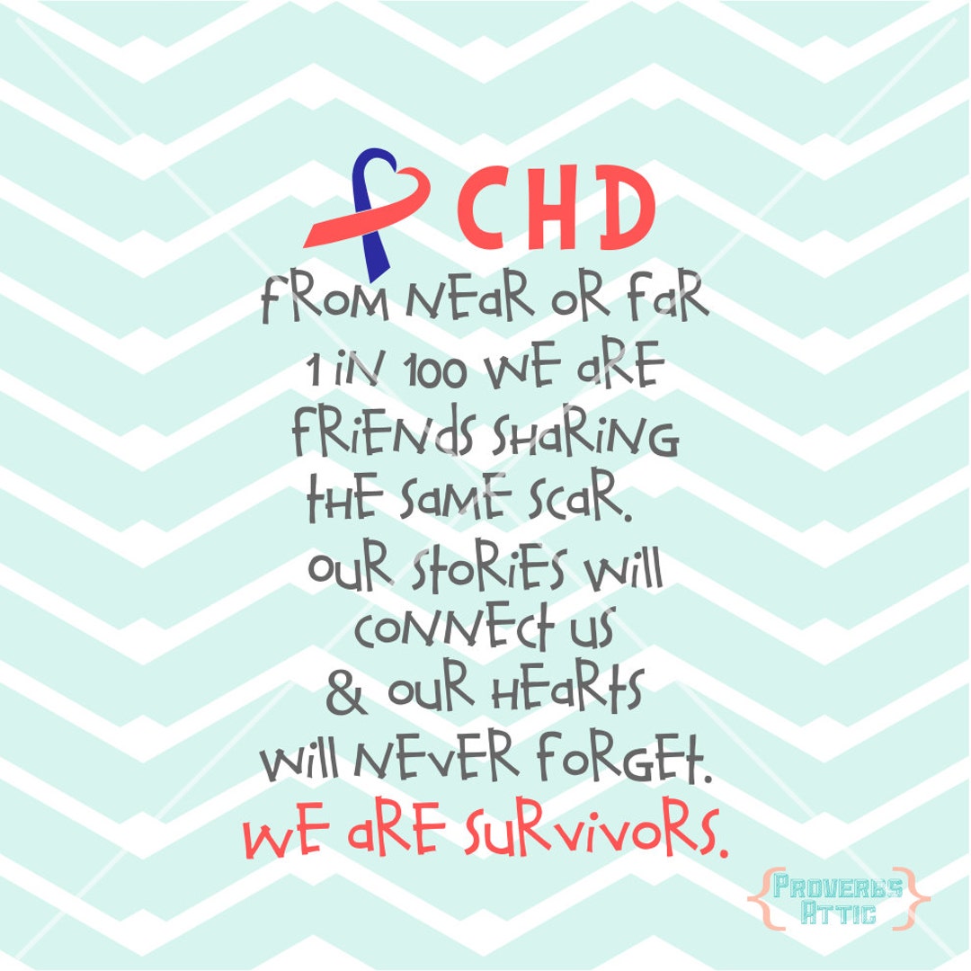 CHD Scar Buddies Congentital Heart Disease Kids Baby Screen Print ...