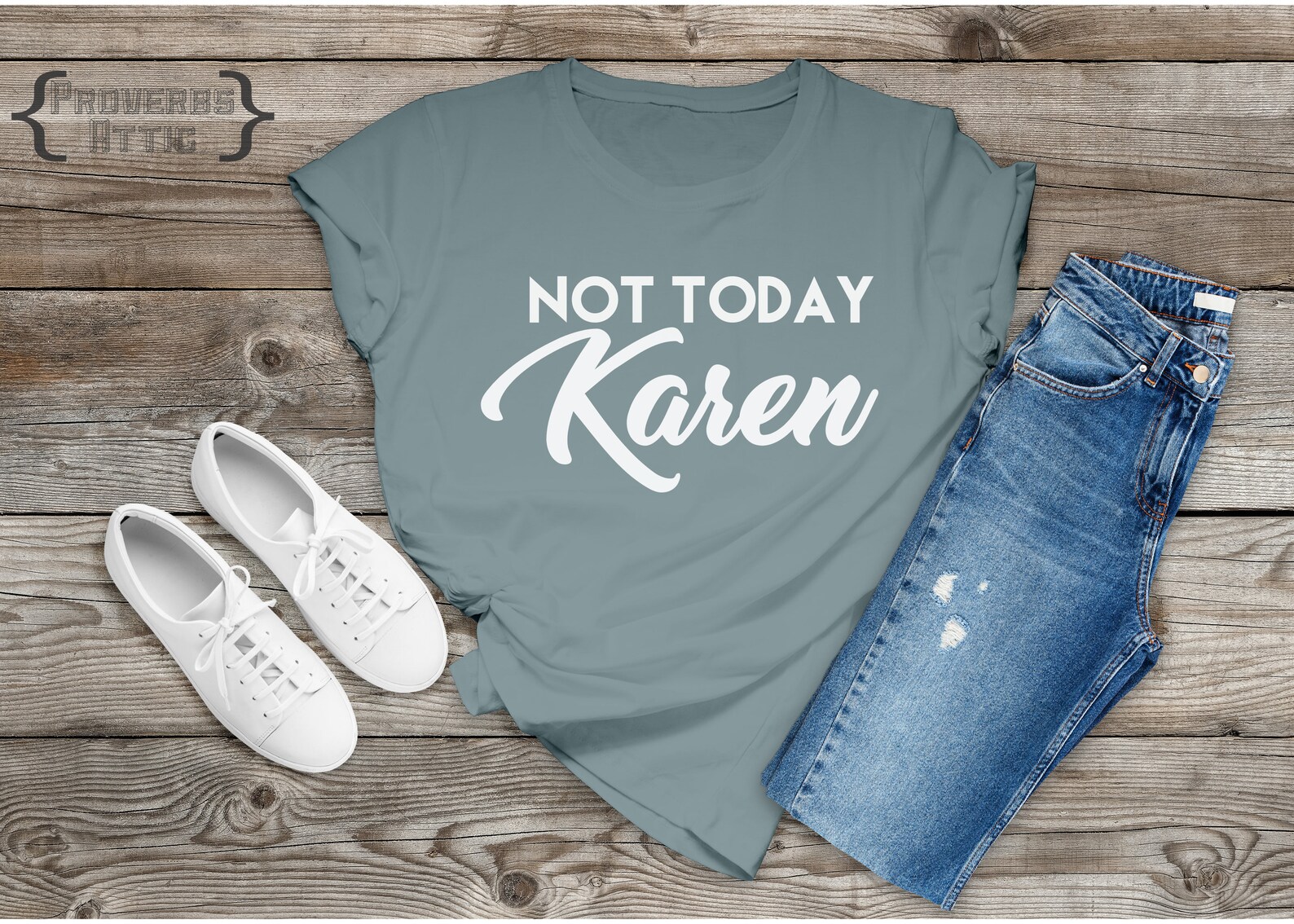NOT TODAY KAREN File for Screenprint T-shirt Iron-on Cutting | Etsy
