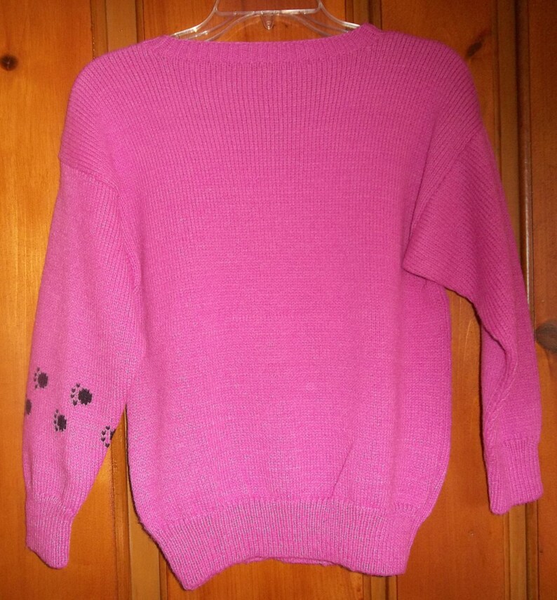 Kitty Cat Sweater Custom Design Handmade | Etsy