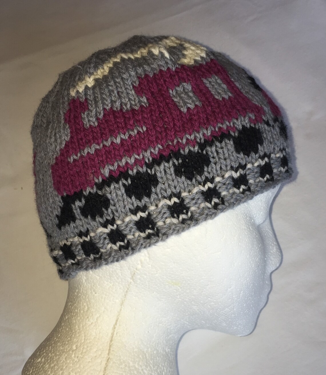 Train & Tracks Hat Locomotive Coal Car Passenger Car | Etsy