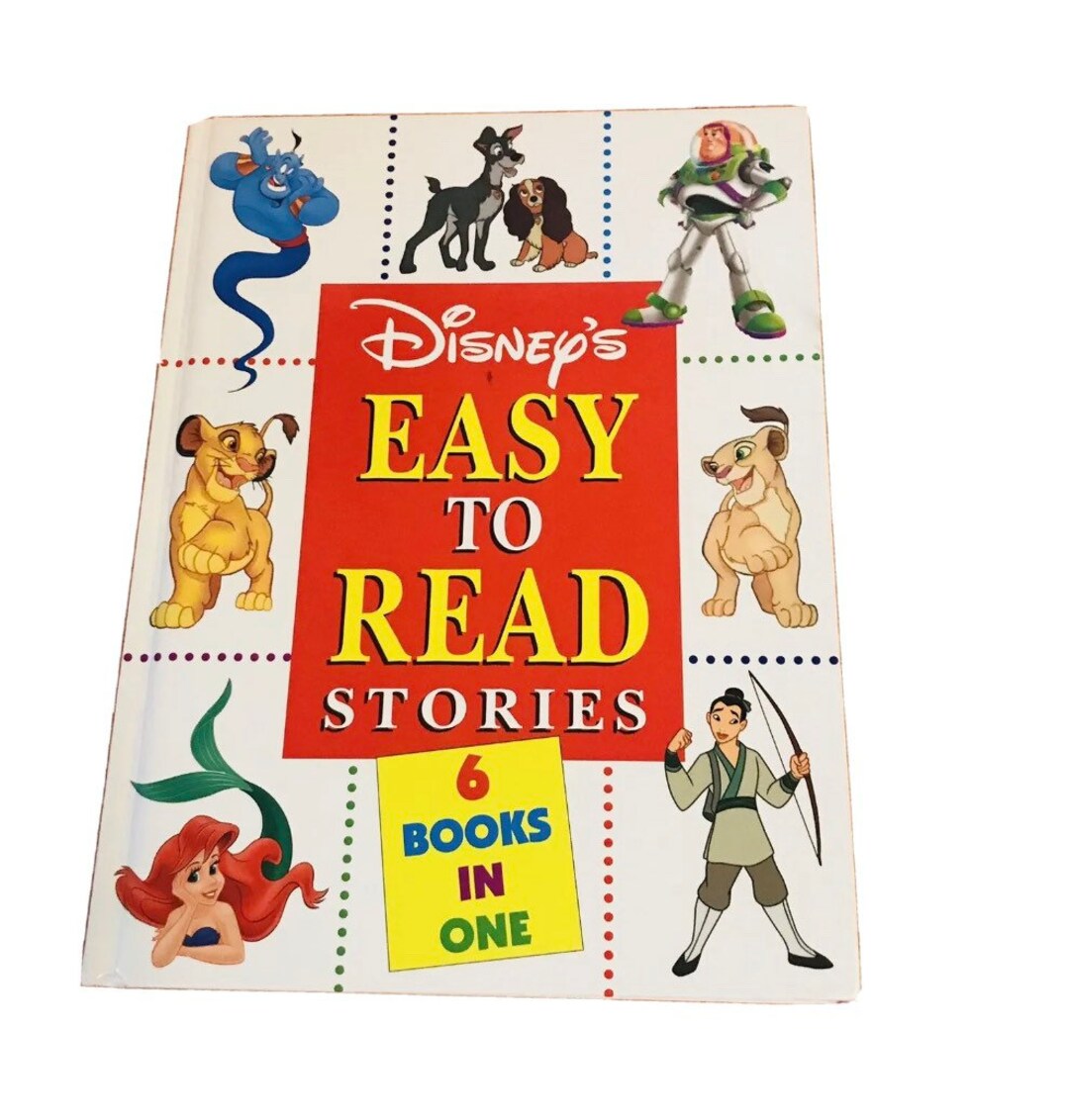 Vintage Disneys Easy to Read Stories 6 Books in One Hardcover 1999 ...