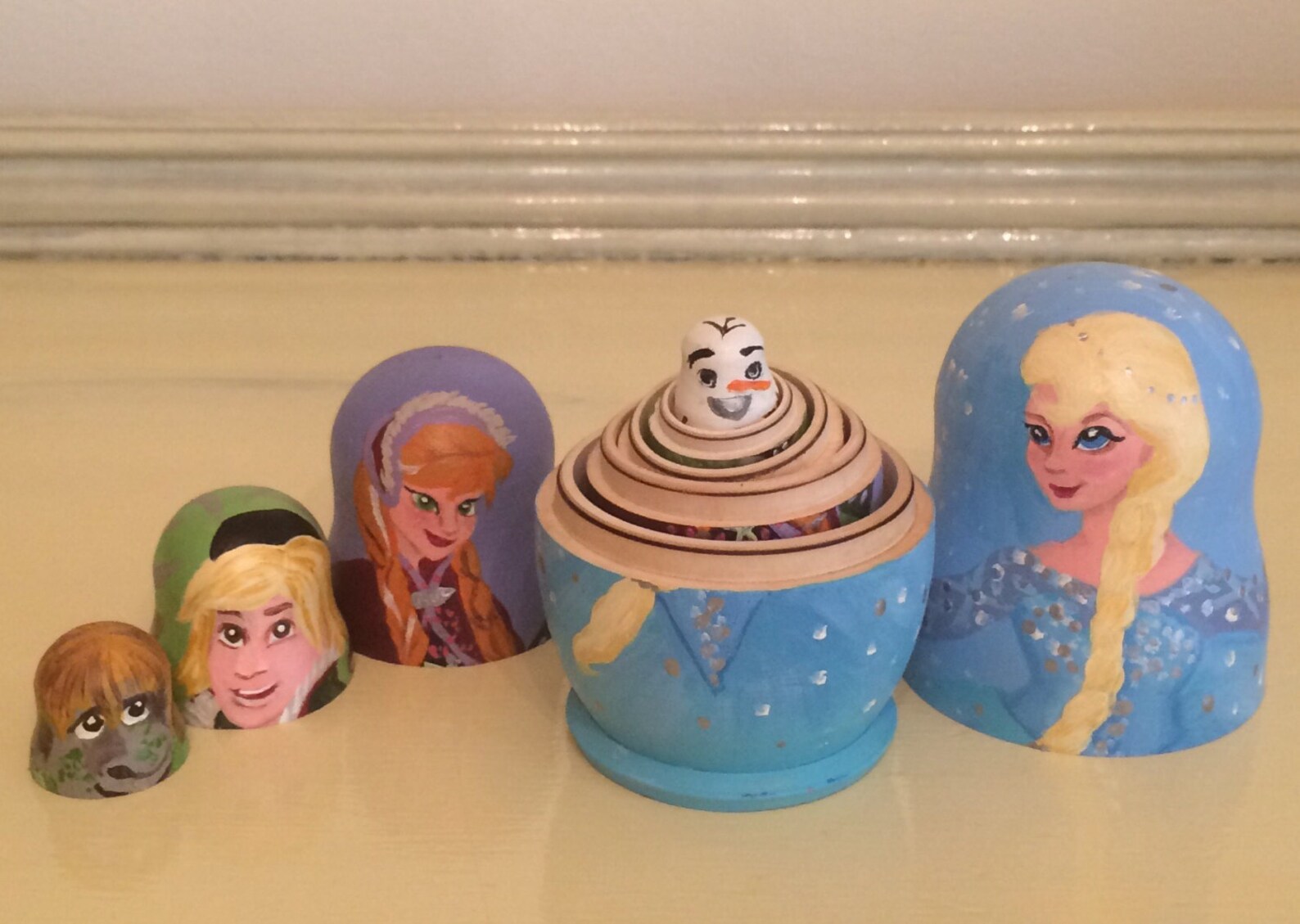 Matryoshka, Family Portrait, Birth Announcement, Personalized Gift ...